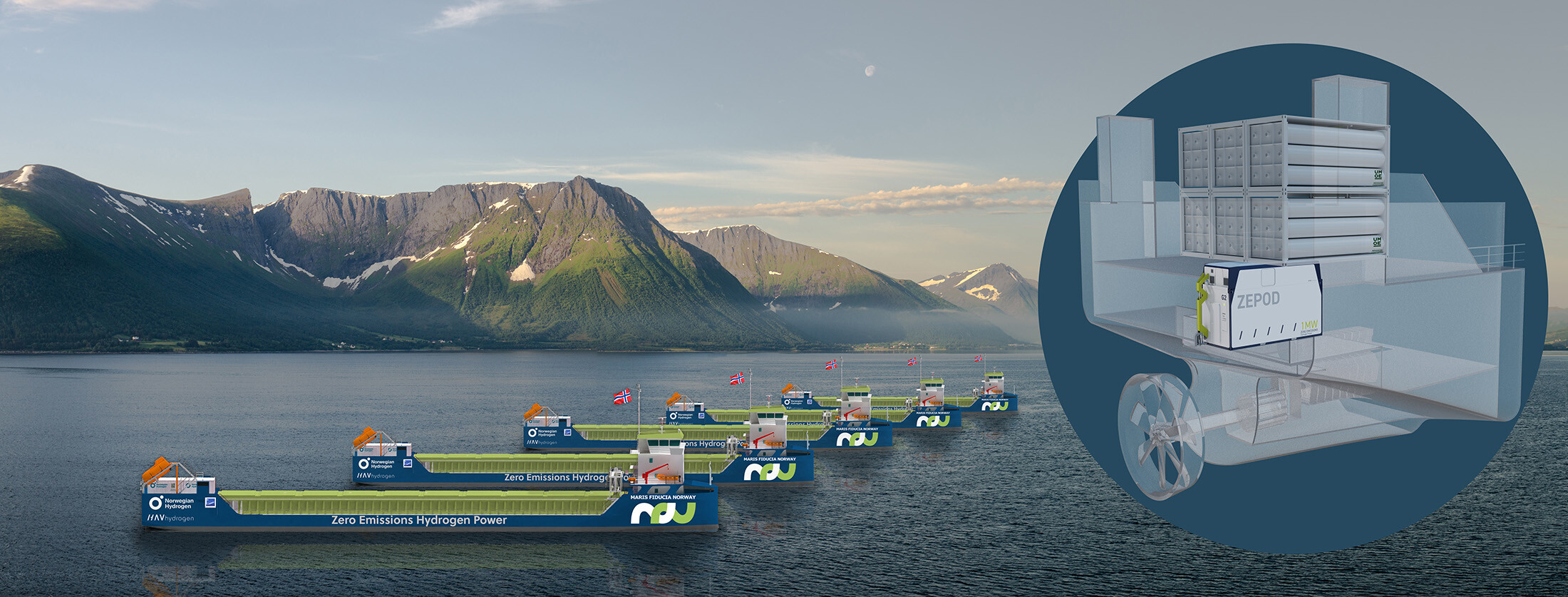 Funding awarded to realise five hydrogen-powered dry-bulk newbuilds